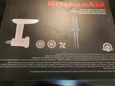 Kitchenaid Food Grinder Attachment - Ksmfga : Target