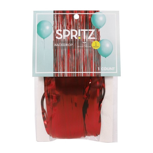Fringe Backdrop Décor Red - Spritz™ : Target