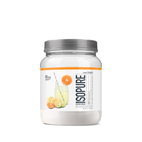 Isopure Infusions Citrus Lemonade Protein Powder - 0.88lbs : Target