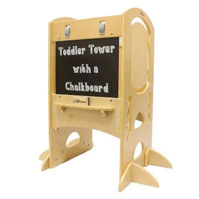 Little Partners Ltd Edition Learning Tower, Toddler Tower - Natural ...