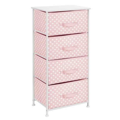 Mdesign Fabric 4-drawer Closet Storage Organizer Furniture Unit : Target