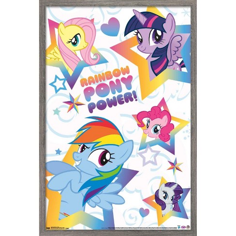 Trends International Hasbro My Little Pony - Group Framed Wall Poster ...