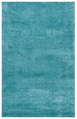 Shag Sg180 Power Loomed Area Rug - Aqua Blue - 6'x9' - Safavieh. : Target