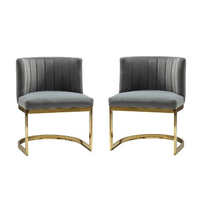 Set Of 2 Eva Side Chair | Artful Living Design-grey : Target