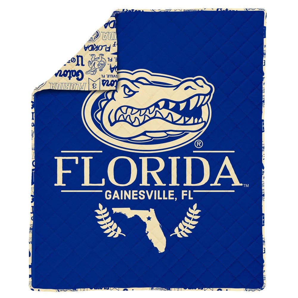 NCAA Florida Gators 60 x 80 Quilted Throw Blanket - buy duvet: prices ...