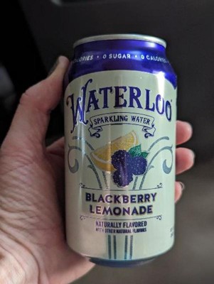 Waterloo Blackberry Lemonade Sparkling Water - 8pk/12 Fl Oz Cans : Target