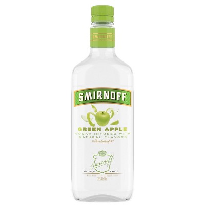Smirnoff Green Apple Flavored Vodka - 750ml Plastic Bottle : Target