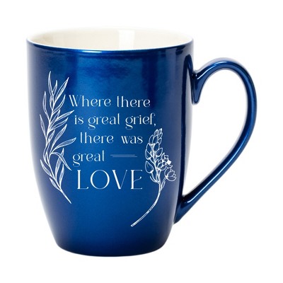 Elanze Designs Where There Is Great Grief There Was Great Love Navy ...