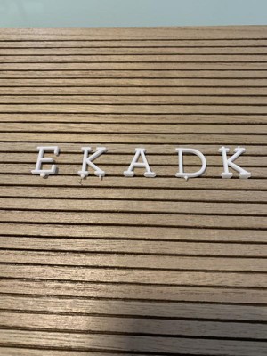 Pearhead Wooden Letterboard : Target