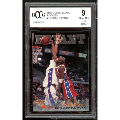Kobe Bryant Rookie Card 1996-97 Topps #138 Psa 9 : Target