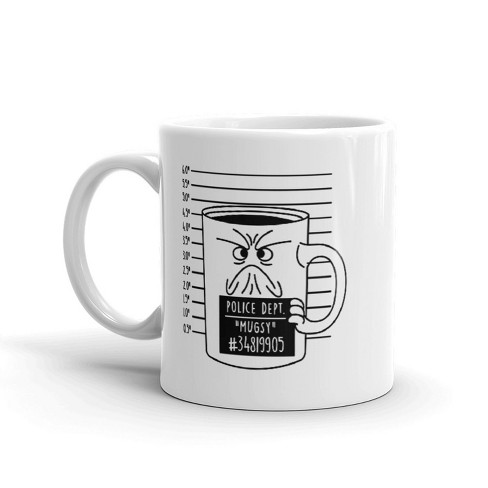 Crazy Dog T-shirts Coffee Mug Shot Mug Funny Sarcastic Ceramic Cup-11oz ...