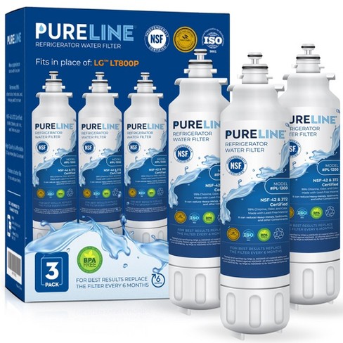 Pureline Lg Lt800p Refrigerator Water Filter Replacement Adq73613401 ...