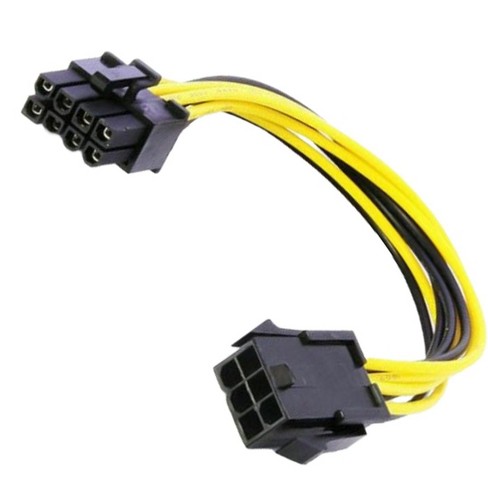 Sanoxy 6-pin To 8-pin Pci Express Power Converter Cable For Gpu Video ...