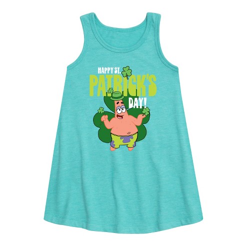 Spongebob Squarepants Happy St. Patricks Day - Turquoise - 6t : Target