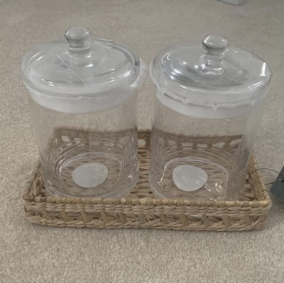 Medium Canister Apothecary Glass Clear - Threshold™ : Target