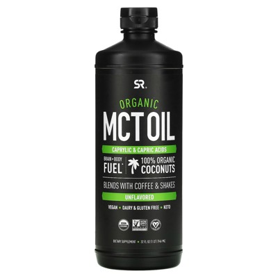 Sports Research Organic Mct Oil, Keto C8, 16 Fl Oz (473 Ml) : Target