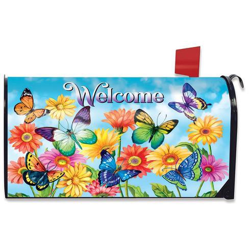 Briarwood Lane Spring Mailbox Cover - Standard Size - Fluttering ...
