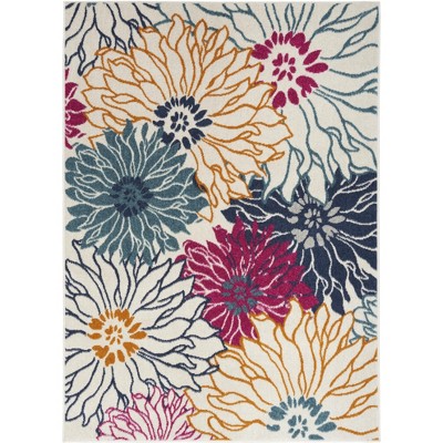 Nourison Passion Bohemian Transitional Floral Indoor Area Rug Ivory ...