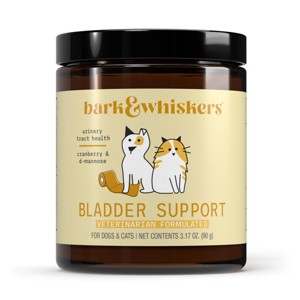 Dr. Mercola Bark & Whiskers Bladder Support, 90 Scoops, Urinary Tract ...
