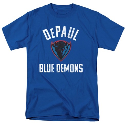 Depaul University Official Depaul Blue Demons Logo Unisex Adult T-shirt ...
