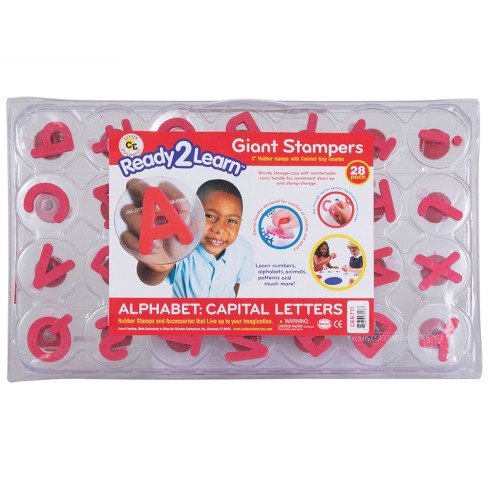 Ready 2 Learn Giant Stampers, Alphabet, Uppercase, Set Of 28 : Target