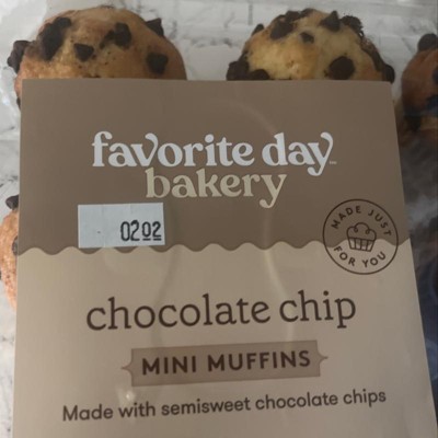 Chocolate Chip Mini Muffins - 11.9oz/12ct - Favorite Day™ : Target