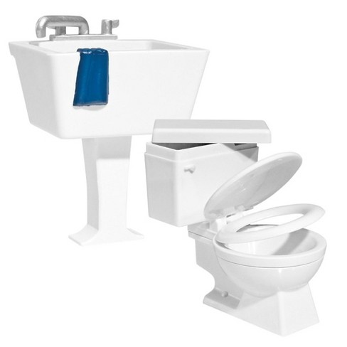 Hardcore Toilet And Sink Accessory Set For Wwe & Aew Wrestling Action ...