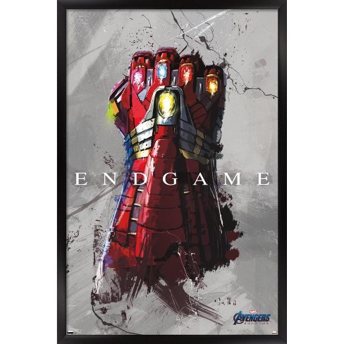 Trends International Marvel Avengers: Endgame - Stark Gauntlet Framed ...