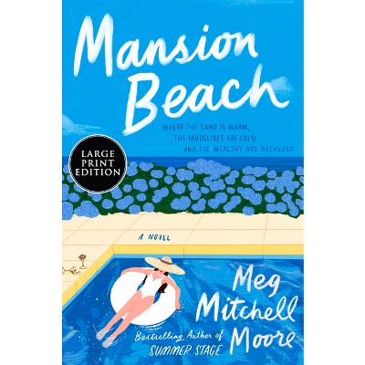 Mansion Beach - Large Print By Meg Mitchell Moore (paperback) : Target