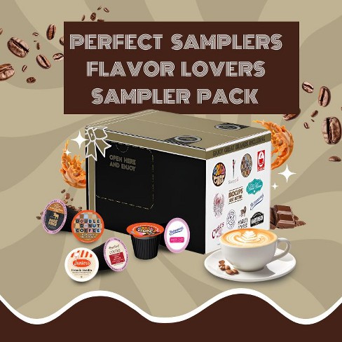 Perfect Samplers Best Sellers Flavored Coffee Pods Sampler Pack : Target