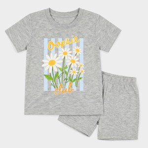 The Juniper Shop - Toddler Crew Shorts Set - Oopsie Daisy Club Stripes ...