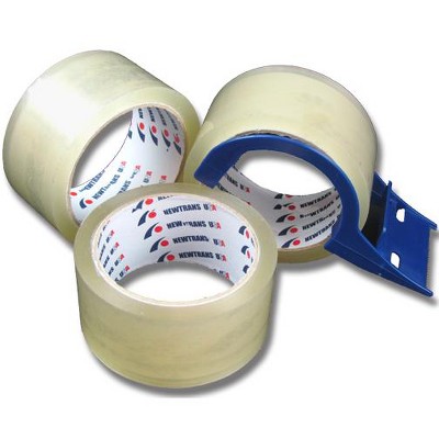 Ubmove Clear Packing Tape 3 Rolls & Light Duty Tape Dispenser : Target