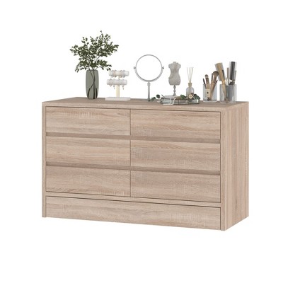 Hitow Vanity Storage Dresser Rolling 9-Drawer Chest Flip-Top Hidden ...