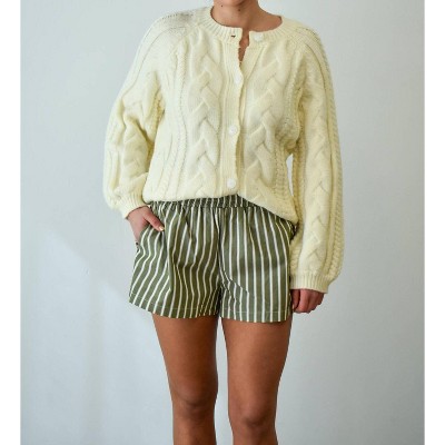 Women's Striped Boxer Short - Aureum L : Target