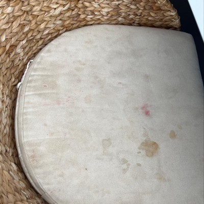 Landis Woven Backed Counter Height Barstool With Cushion - Threshold ...