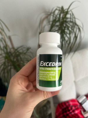 Excedrin Extra Strength Pain Reliever Caplets - Acetaminophen/aspirin ...