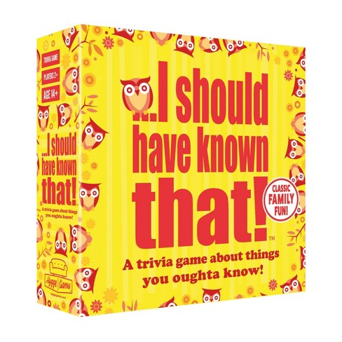I Should Have Known That! Trivia Game : Target