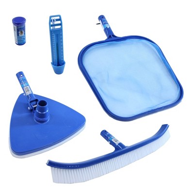 Swimline Professional Deep Bag Swimming Pool Skimmer Rake And Brush ...