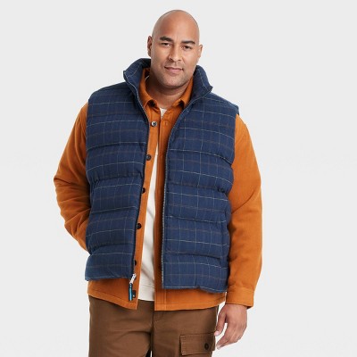 Houston White Adult Puffer Vest - Navy Blue Xxl : Target
