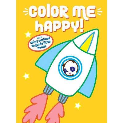 Color Me Happy! (yellow) - (dover Animal Coloring Books) By Dover ...