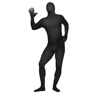 Fun World Mens Skeleton Skin Suit Costume - One Size Fits Most - Black ...