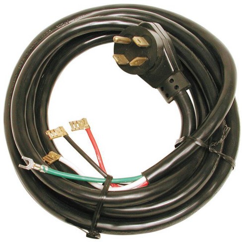 Dial 1/2 In. W Black Plastic Angle Plug Motor Cord : Target