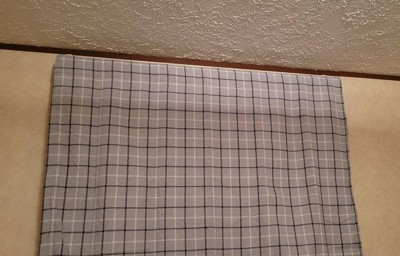 84"x50" Preston Plaid Rod Pocket And Back Tab Room Darkening Curtain ...