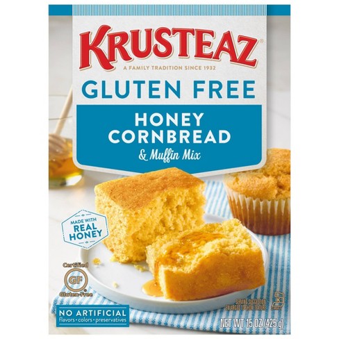 Krusteaz Gluten Free Honey Cornbread & Muffin Mix - 15oz : Target