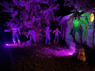 Seasonal Visions Animated Hulking Werewolf Halloween Decoration - 7.5 ...