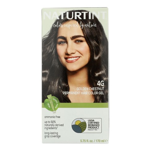 Naturtint Golden Chestnut Permanent Hair Color 4g - 5.6 Fz : Target