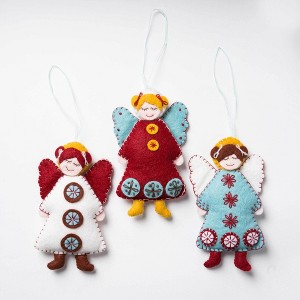 Corinne Lapierre Scandinavian Angels Felt Craft Kit ANGEL3F : Target