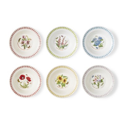 Portmeirion Botanic Garden Meadow Oatmeal Bowl - Set Of 6 : Target