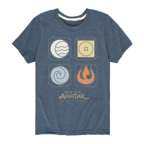 Boys' Avatar: The Last Airbender Nations Symbols Short Sleeve Graphic T ...