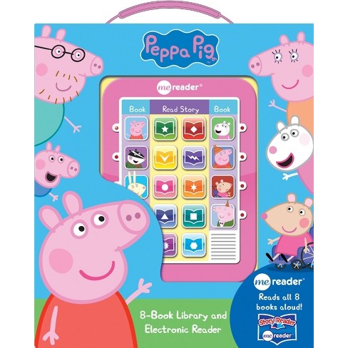 Peppa Pig Electronic Me Reader 8-book Library And Electronic Reader ...